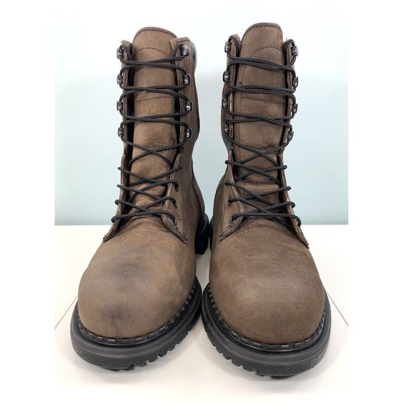 Red Wing | Shoes | Mens Red Wing 221 Brown Leather Safety 8 Work Boots ...